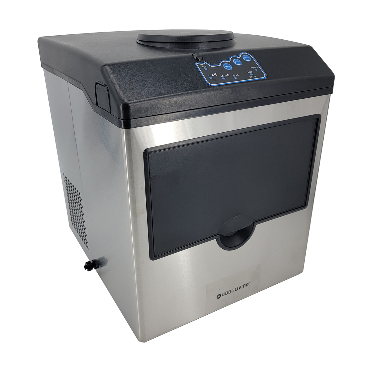 2-in-1 Stainless Steel Ice Maker | Cool-Living Products